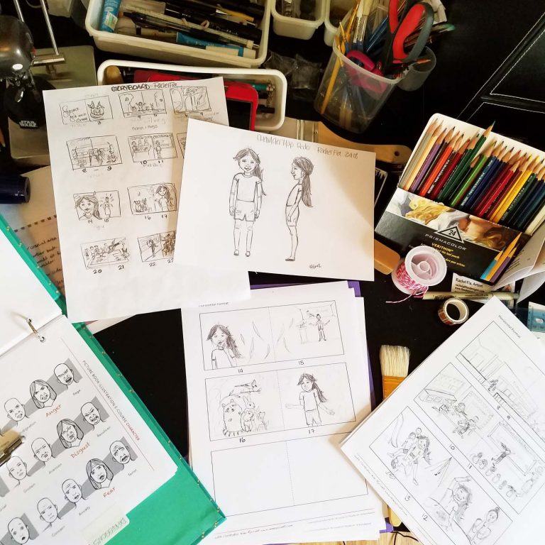 Children’s Book Illustration – Part 2 Story Mapping – Fia’s Designs